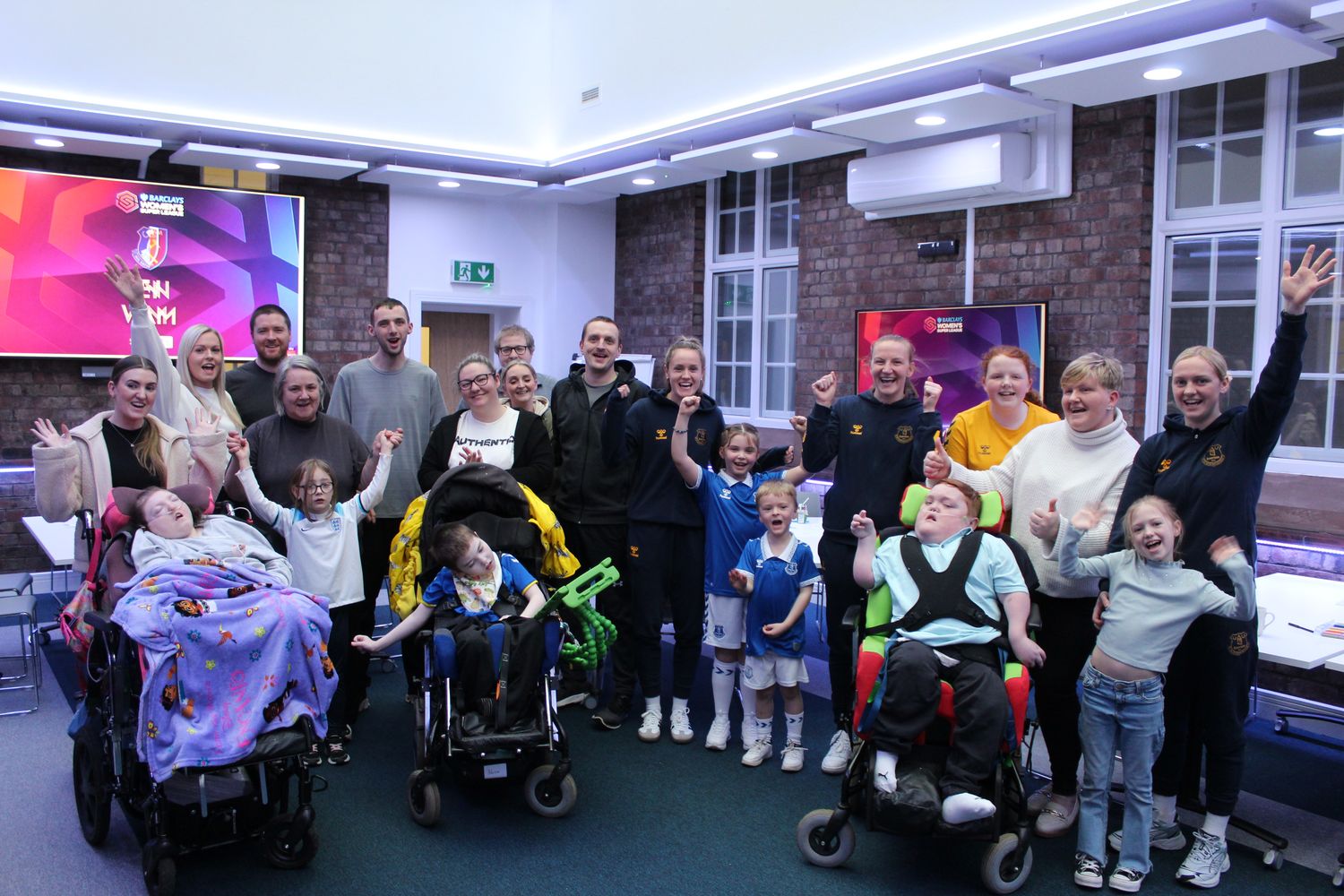 EFC Women visit Claire House Liverpool | Claire House Children's Hospice